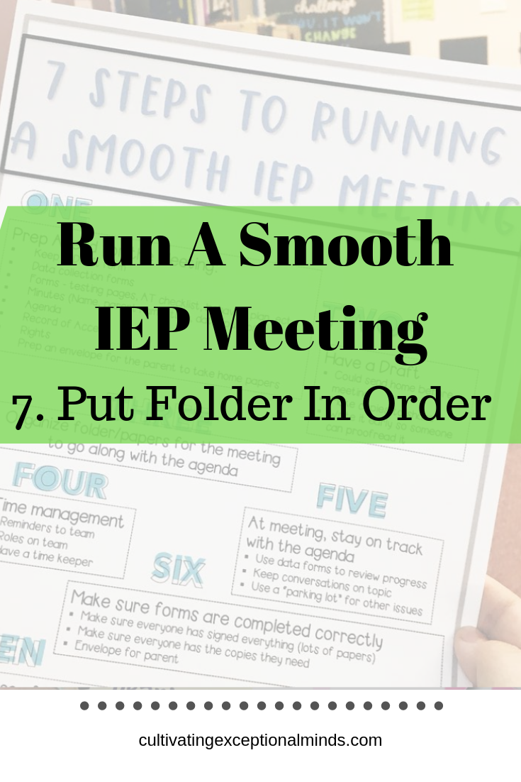 7 IEP meeting requirements that every special education Teacher needs ...