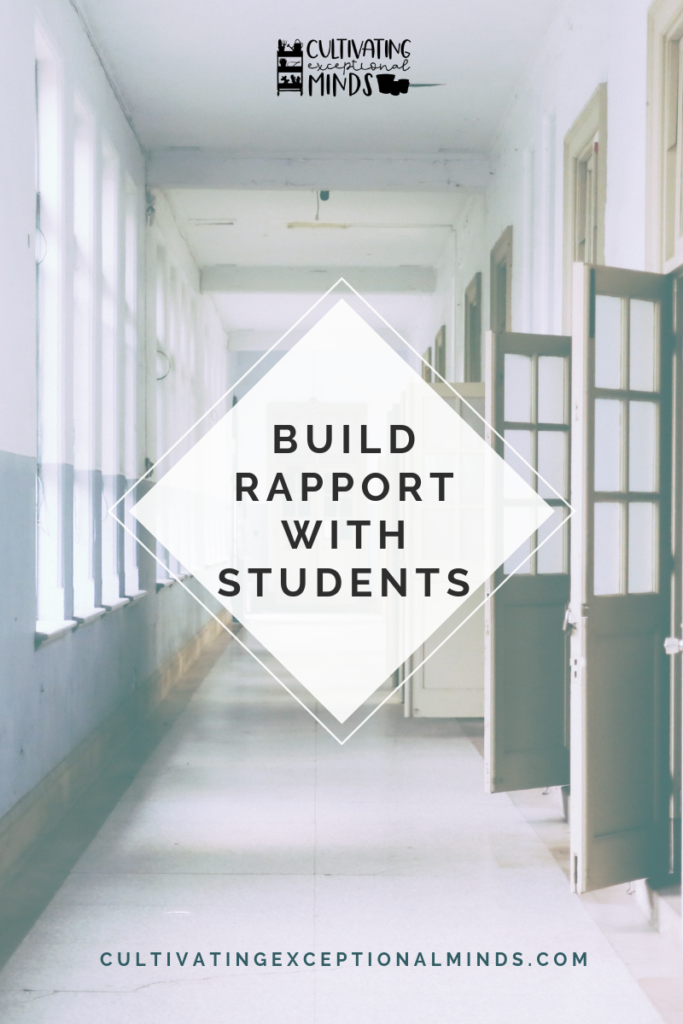 Be confident in building rapport with students and families ... Be confident in building rapport with students and families ...