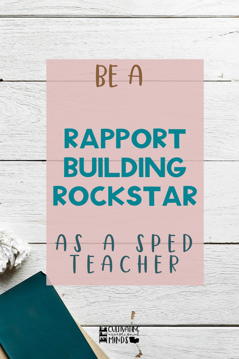Be confident in building rapport with students and families ... Be confident in building rapport with students and families ...
