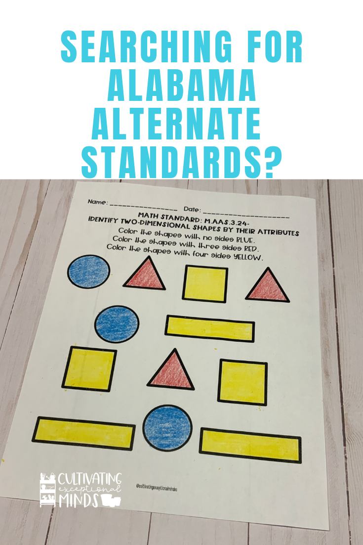 Alabama alternate achievement standards • Cultivating Exceptional Minds