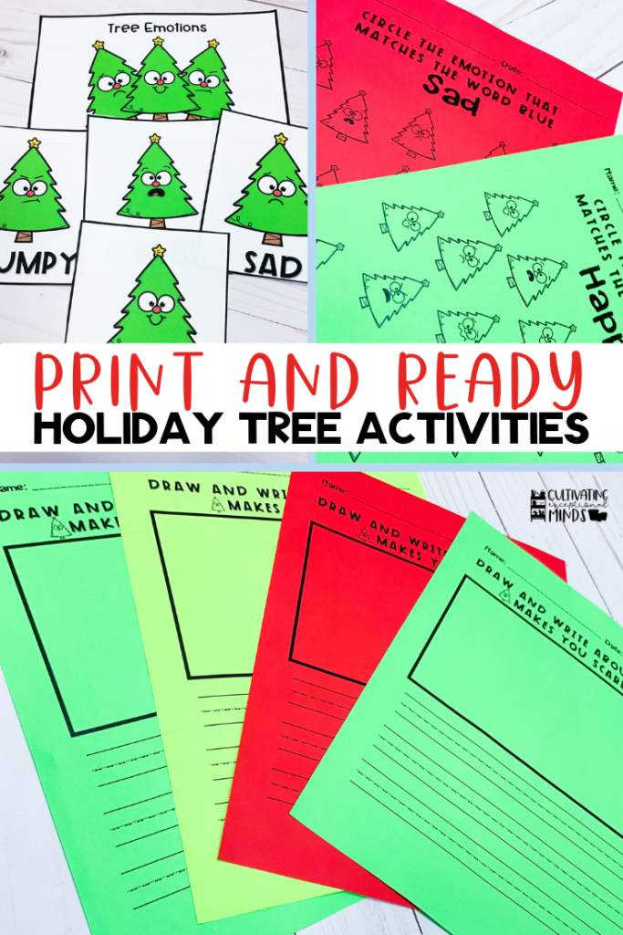 CHRISTMAS WORKSHEETS FOR PRESCHOOL TO PRINT AND GO • Cultivating ...