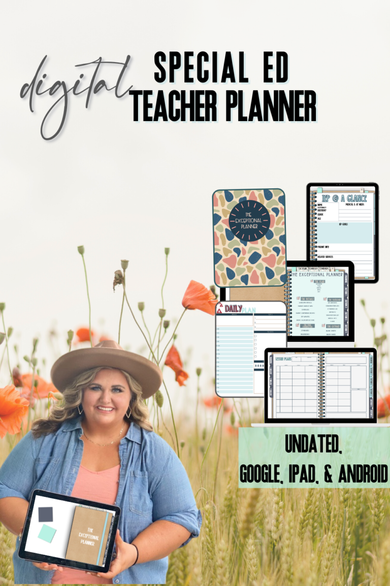 the best planner for special education teachers • Cultivating ...