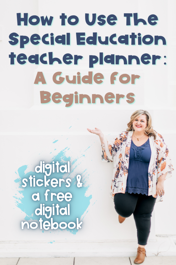 This Digital Planner was Developed for Special Education Teachers ...