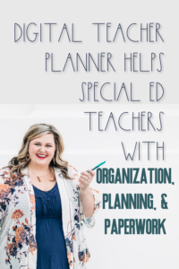 This Digital Planner was Developed for Special Education Teachers ...