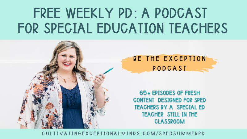Must have sped summer pd • Cultivating Exceptional Minds