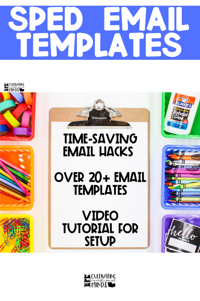 Special ed teacher must-haves back to school edition • Cultivating ...