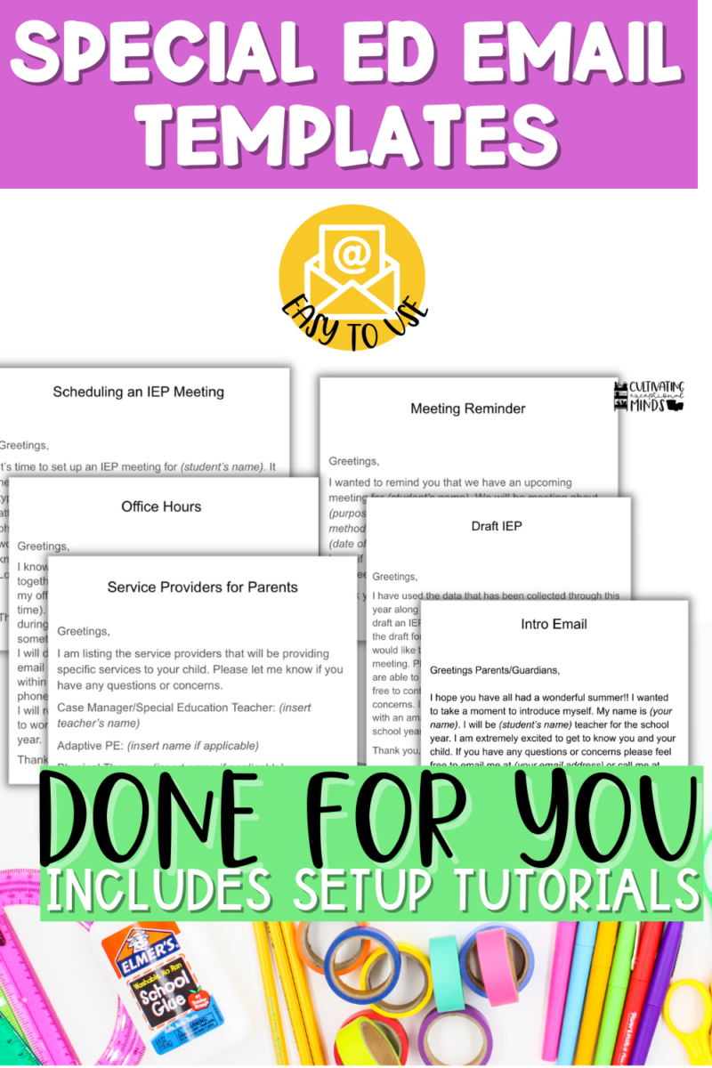 Special ed teacher must-haves back to school edition • Cultivating ...