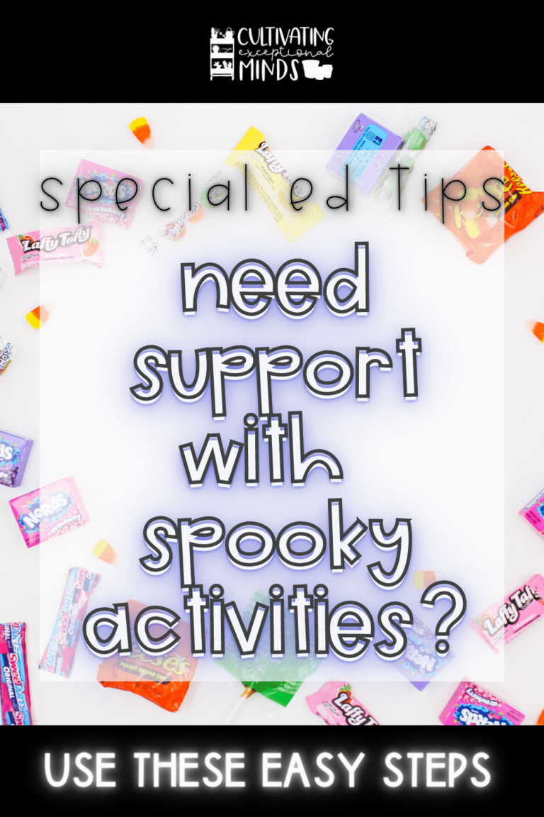 Halloween activities in special education • Cultivating Exceptional Minds
