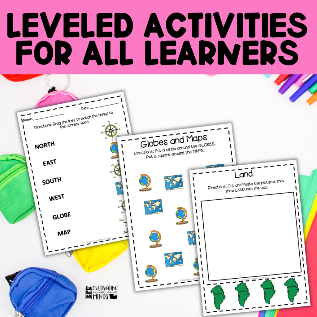 Social Studies for Special Education: Top 3 Ways to Teach Map Skills ...