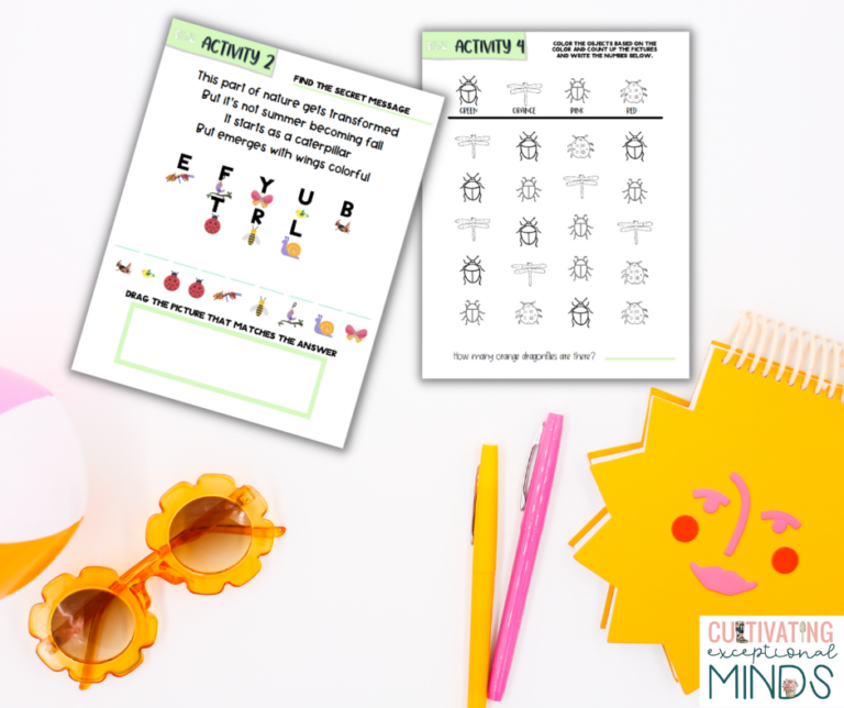 4 Extended School Year Activities Your Students will love • Cultivating ...