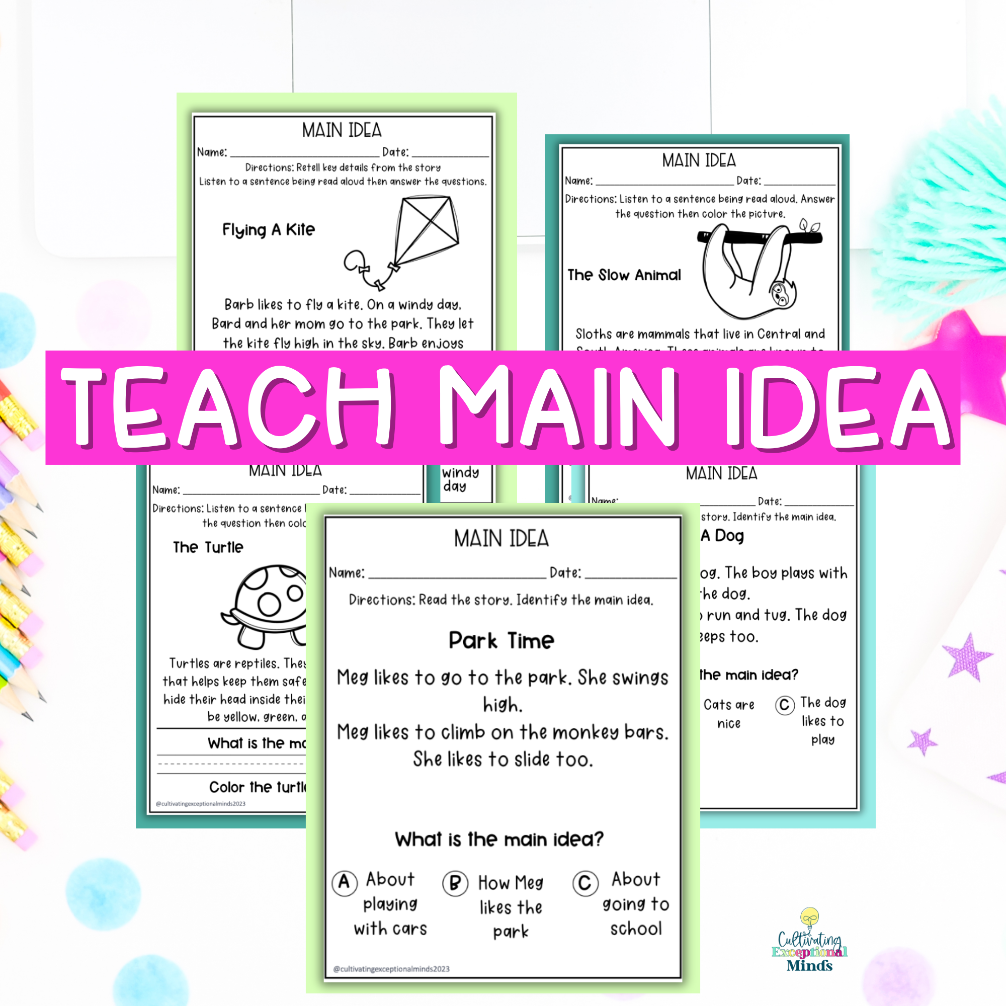 How To Teach Main Idea To Special Education Students • Cultivating ...