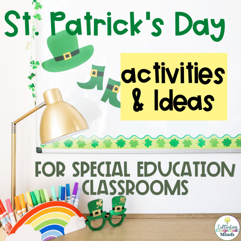 St. Patrick's Day Activities for Special Education Classrooms ...