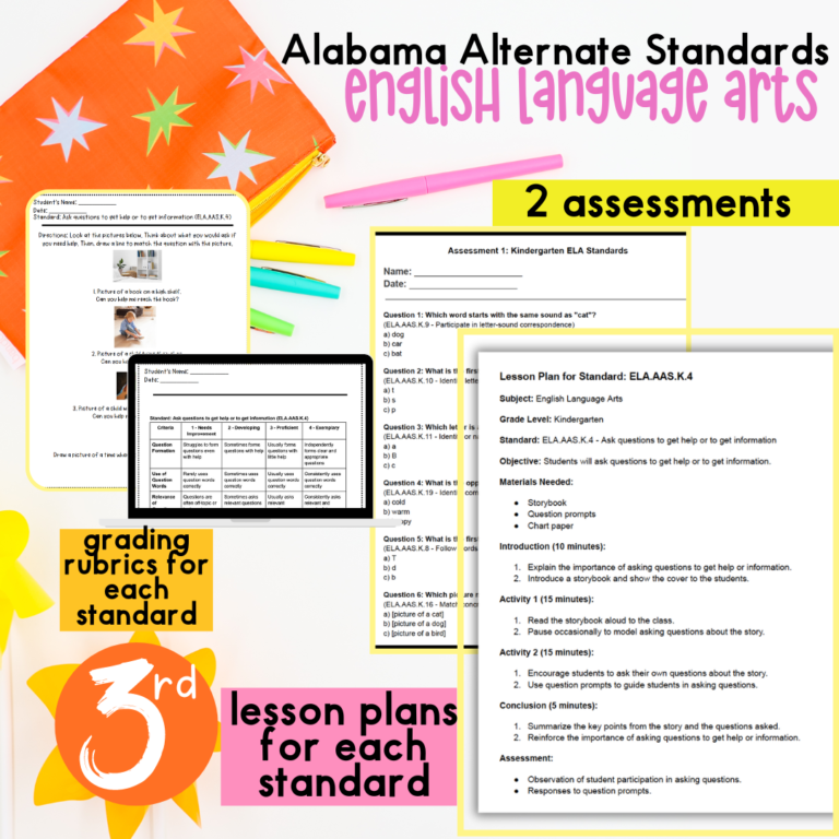 Teaching Alabama Alternate Achievement Standards • Cultivating ...