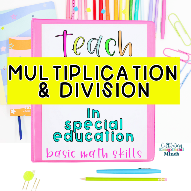 Teach Math in Special Education • Cultivating Exceptional Minds