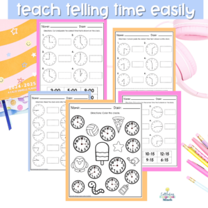 Teaching Telling Time in Special Education • Cultivating Exceptional Minds