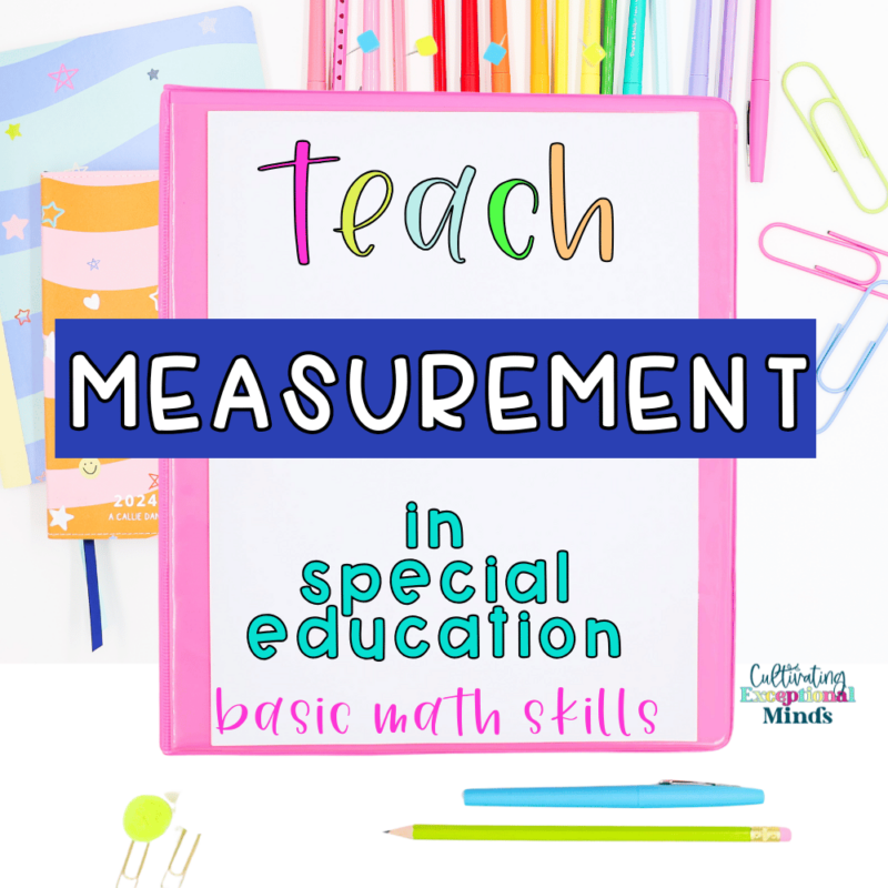 measurement worksheets for special education • Cultivating Exceptional ...