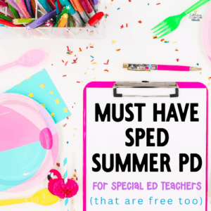 Must have sped summer pd • Cultivating Exceptional Minds