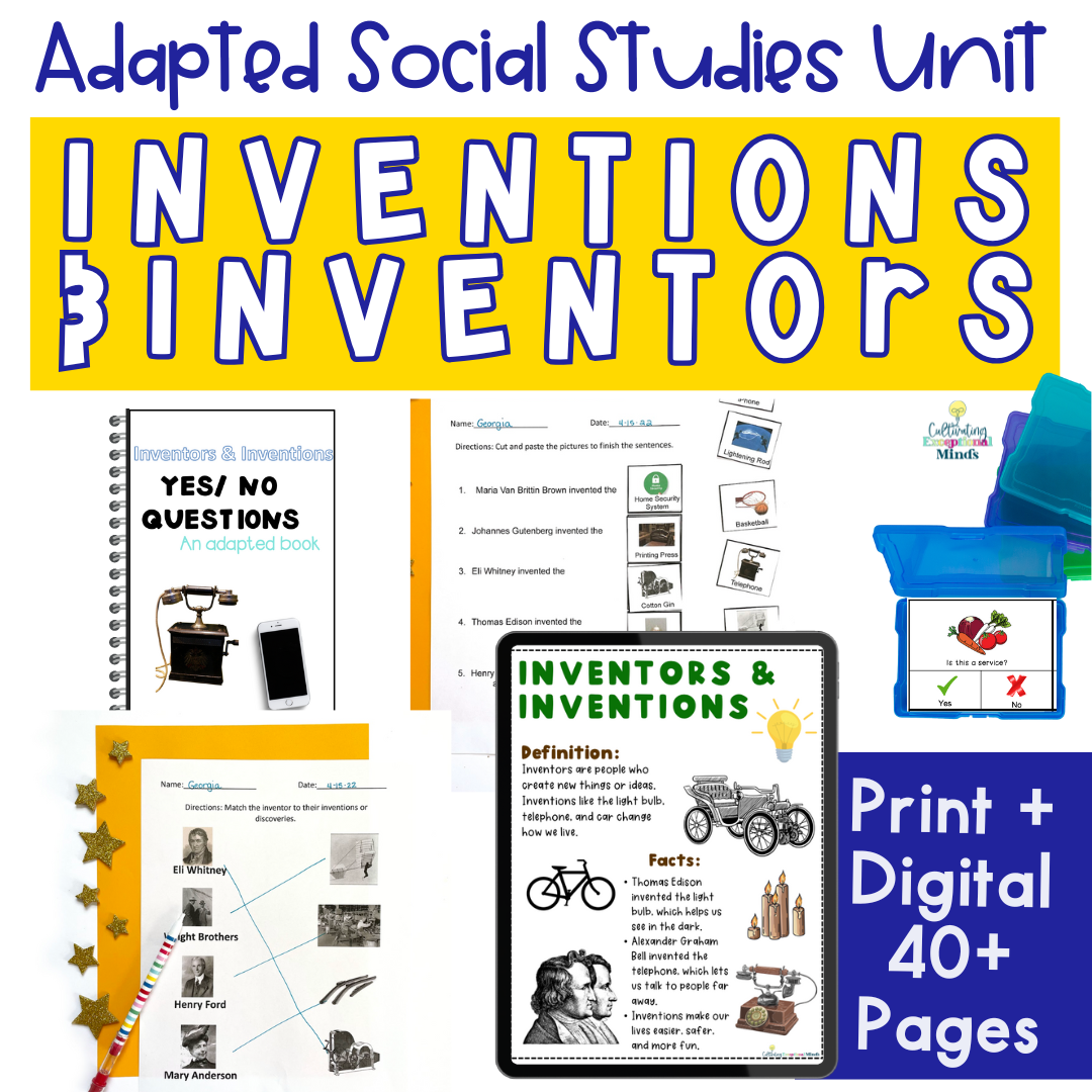 adapted inventors inventions lesson special needs • Cultivating ...