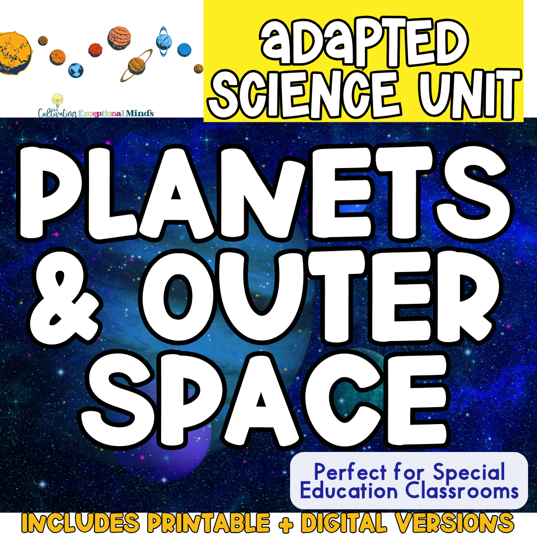 adapted outer space lesson for special needs • Cultivating Exceptional ...