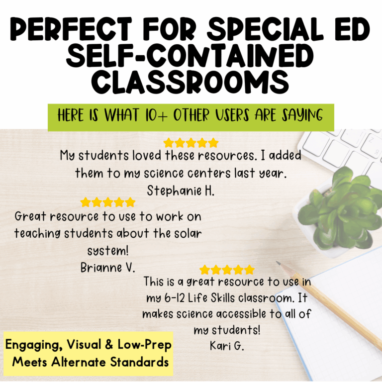 adapted outer space lesson for special needs • Cultivating Exceptional ...