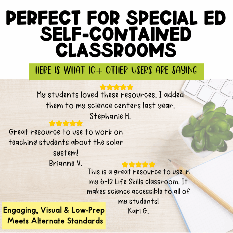 adapted outer space lesson for special needs • Cultivating Exceptional ...